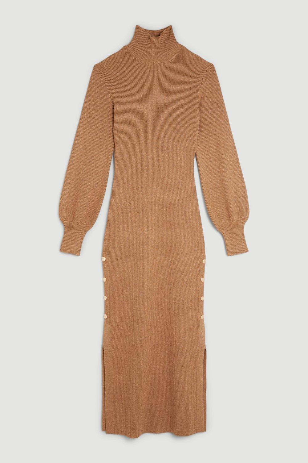 Karen Millen Rib Knitted Midaxi Dress Endource